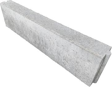 Betonband 15x25x100 grijs komo | Mega stones bv